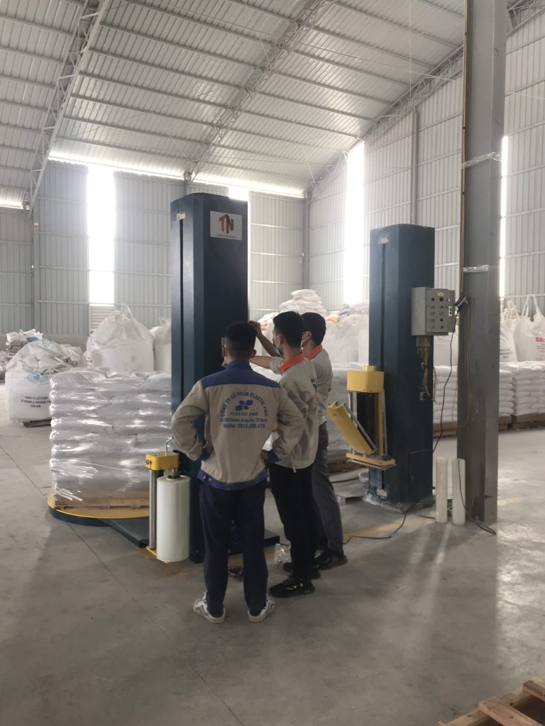 Máy quấn màng Pallet bàn xoay tự động YUPA 2400A | Hệ Thống Tự Động Hóa ...